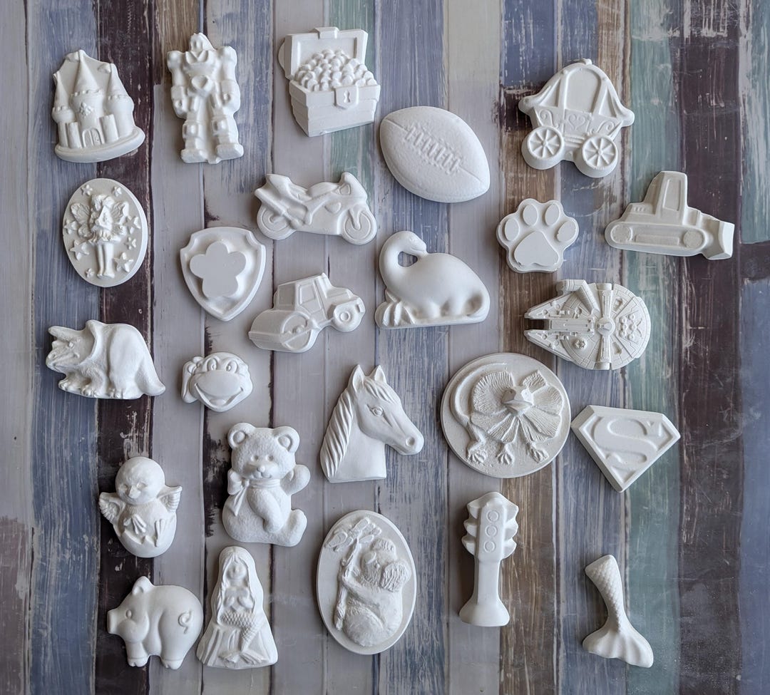 25 X Extra Small Plasters. Ready to Paint. Birthday Party Game. Paint ...