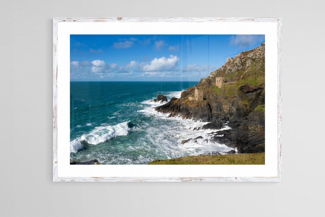 Botallack Mine - Crowns Engine Houses - Photographic Print, Landscape ...
