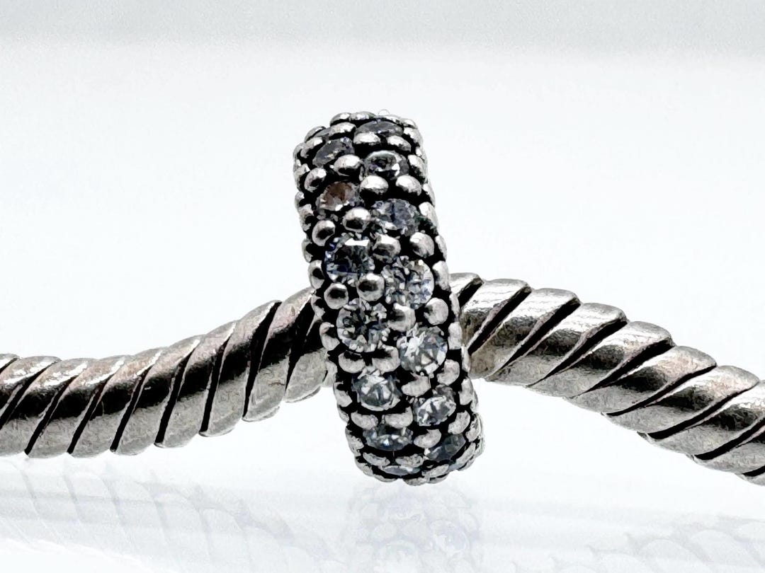 Authentic Pandora Inspiration Within Spacer Charm With Clear CZ ...