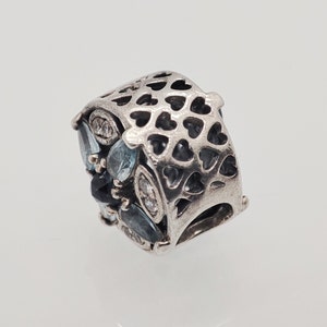 Authentic Pandora Patterns of Frost 791995NMBMX Charm, Sterling Silver ...