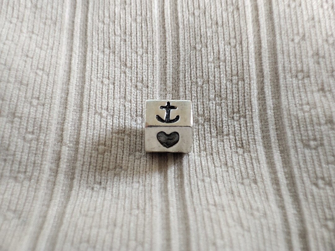 Authentic Pandora Faith Love Hope cross Heart Anchor - Etsy