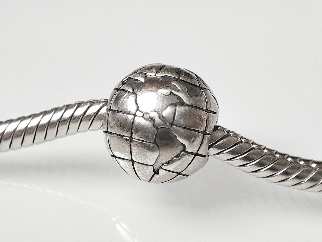 Original Retired Pandora Globe Clip 791182 PRE-OWNED - Etsy