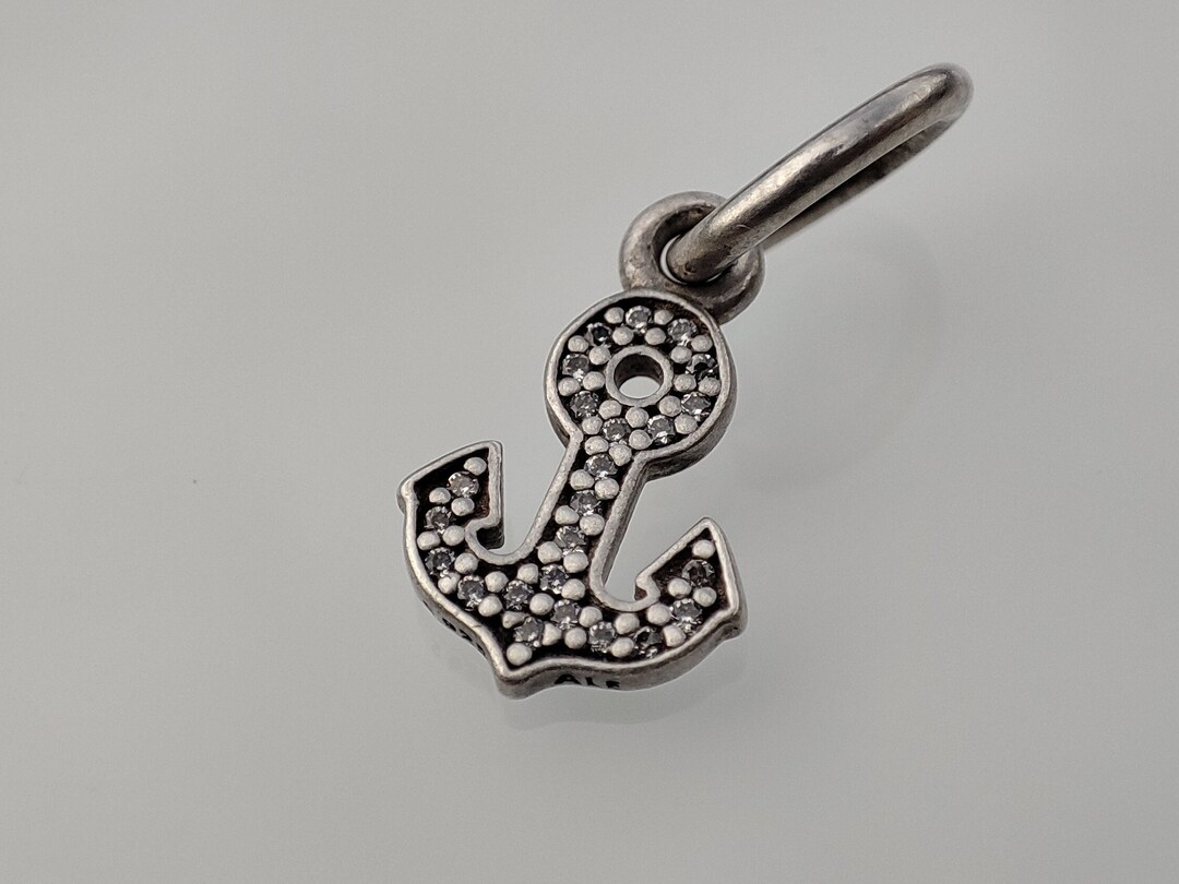 Authentic Pandora Symbol of Stability Anchor Dangle Charm, Pre-owned ...