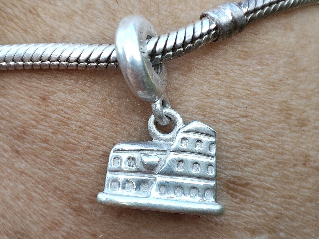 Authentic Pandora Roman Colosseum Dangle 791079 Charm, Rome Italy Pre ...