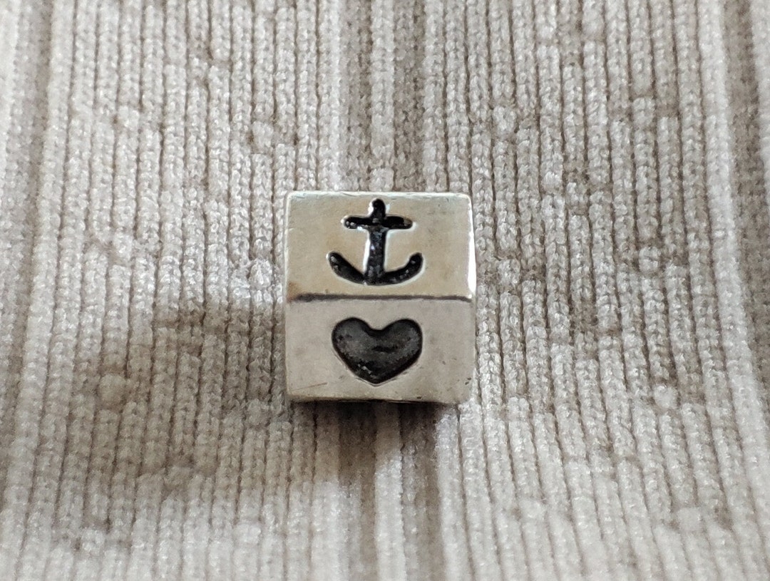 Authentic Pandora Faith Love Hope (cross, Heart, Anchor) 790119 Charm ...