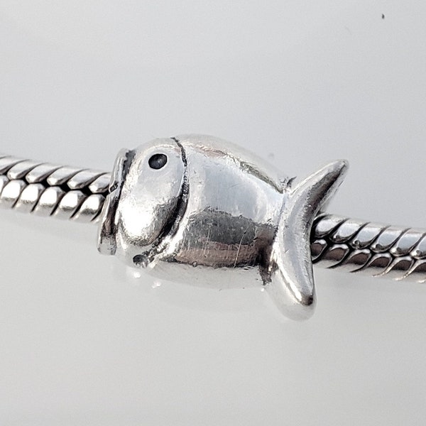 Pandora Vintage Fish Charm - Etsy
