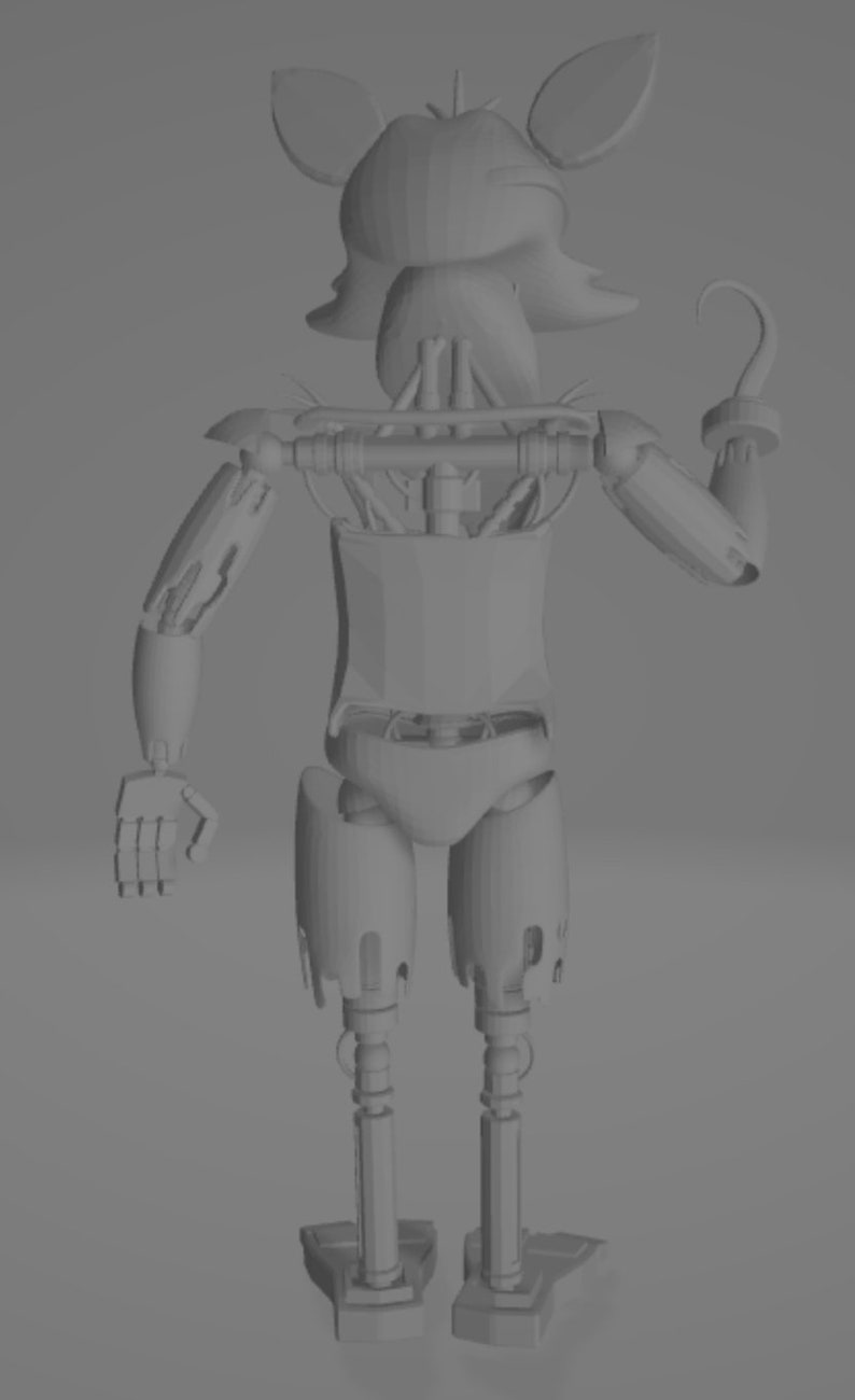 Foxy Five Nights at Freddy's / Animatronic STL Files for 3D Printing or ...
