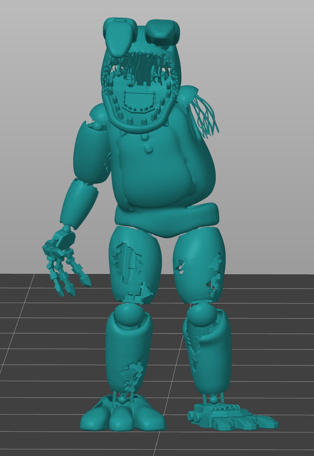 Withered Bonnie Five Nights at Freddy's FNAF / Animatronic STL Files for 3D Printing / 3D Model ...