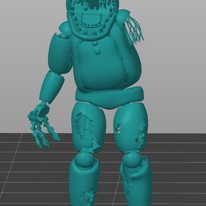Withered Bonnie Five Nights at Freddy's FNAF / Animatronic STL Files for 3D Printing / 3D Model ...