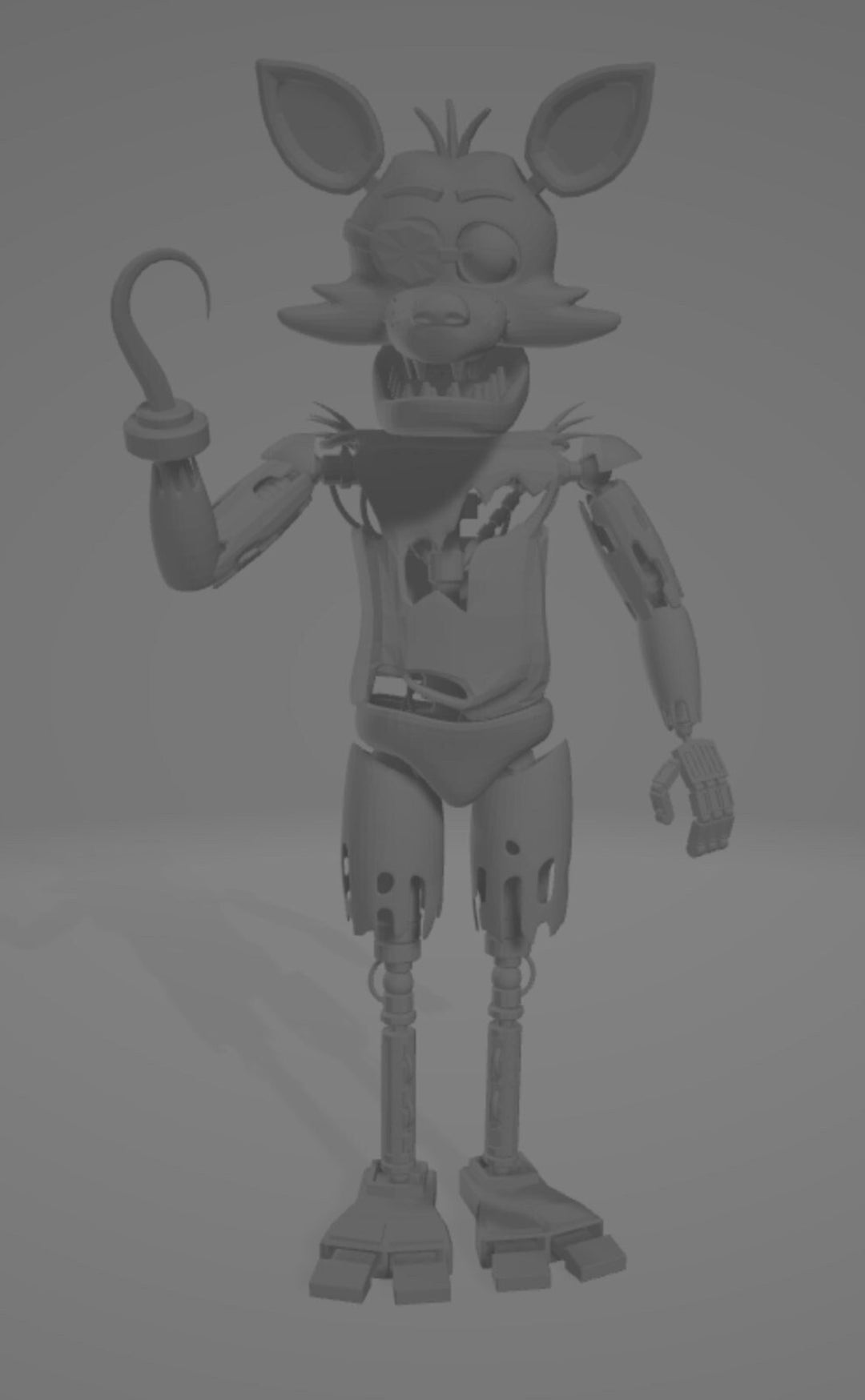 Foxy Five Nights at Freddy's / Animatronic STL Files for 3D Printing or ...