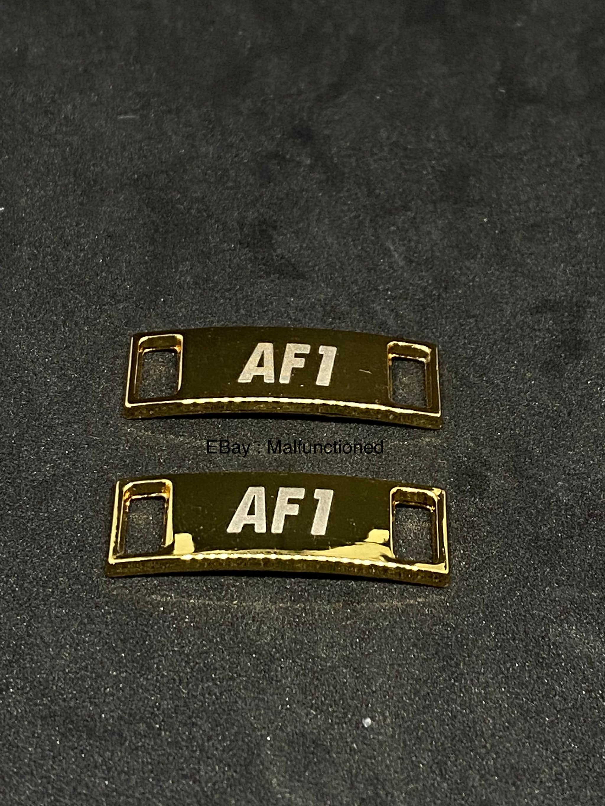 Custom Diamond Metal AF1 Air Force One Lace Tag Lock Dubrae - Etsy UK