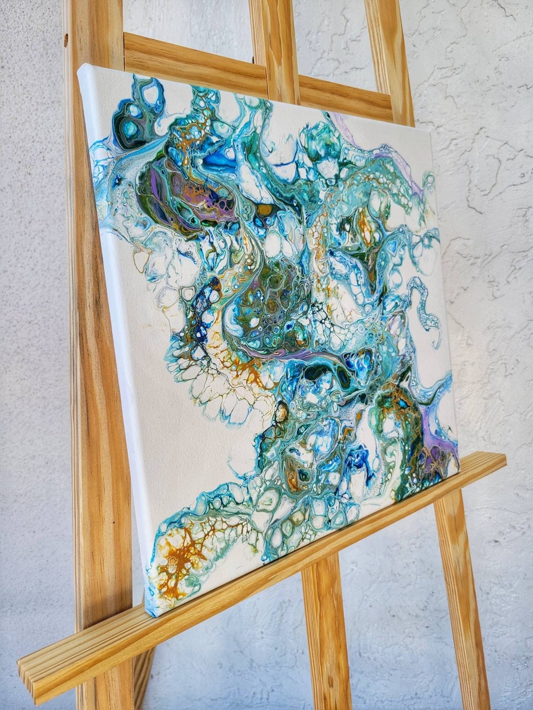 Ethereal Color Flow Fluid Art Painting by Danielle's - Etsy