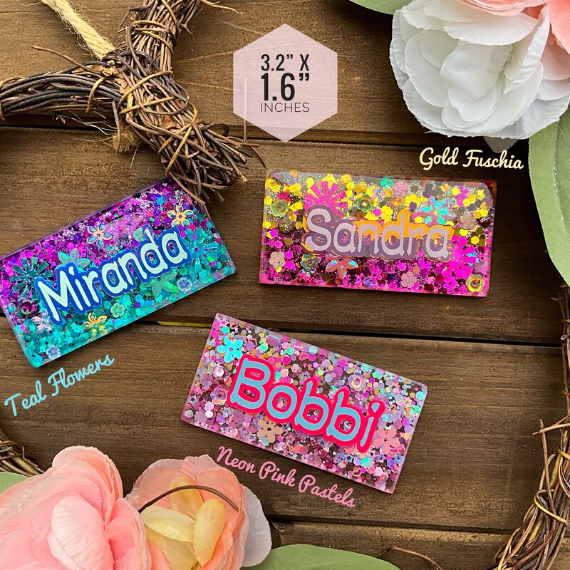 Custom Magnetic Name Tags - Etsy