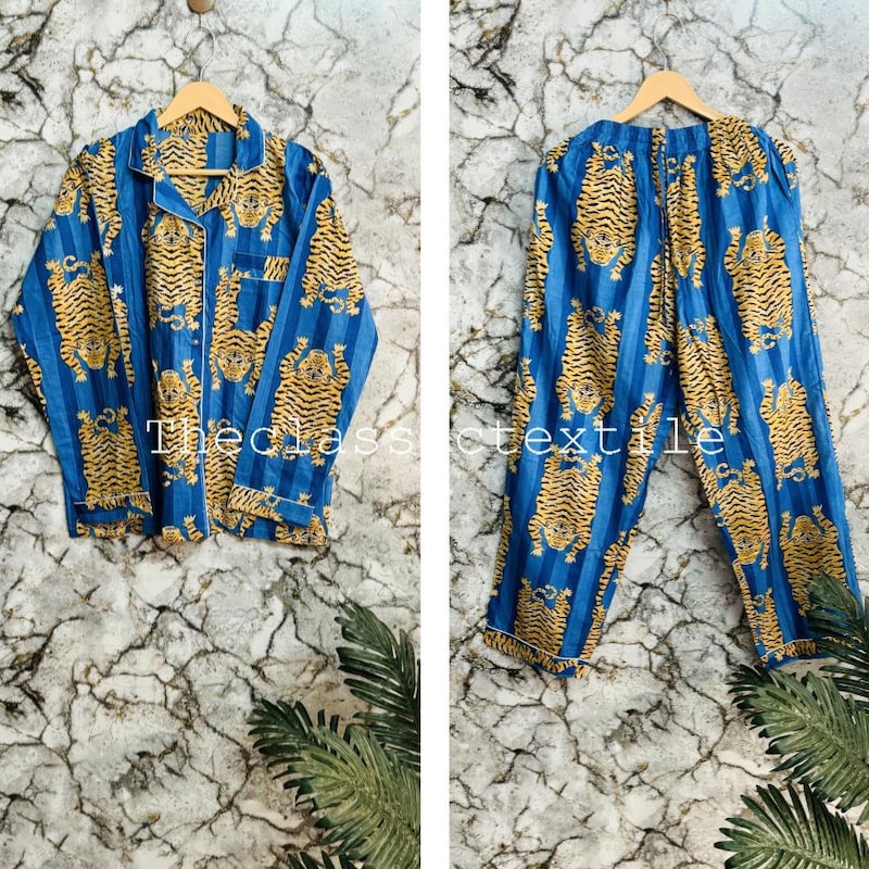 Womens Green Print Suit - Etsy