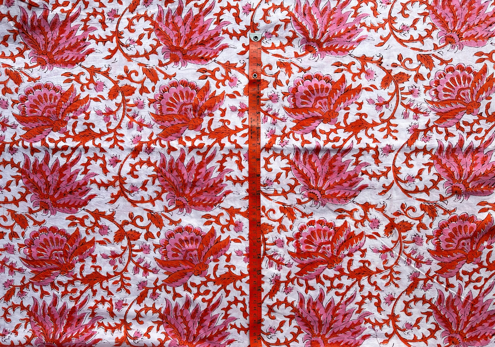 Wholesale Lot Pure Cotton Fabric Indian Handmade Block Printed Garment ...