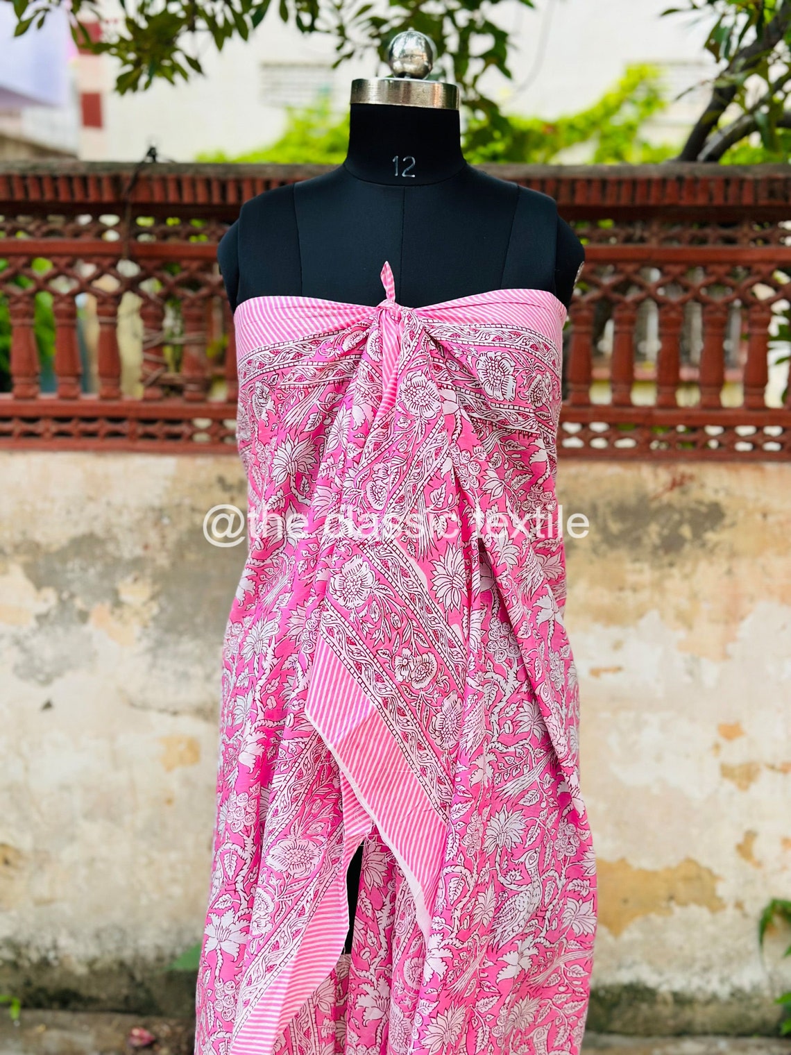Cotton Sarong | Floral Sarong | Handmade Sarong | Beach Cover up ...