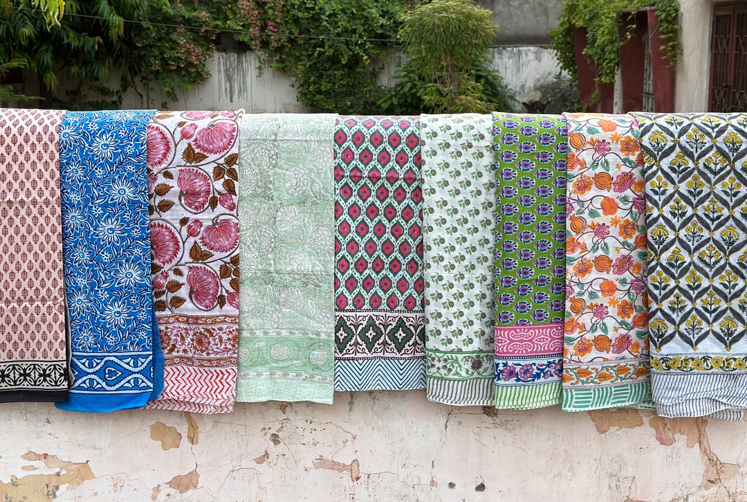 Indian Block Print Sarong, Sarong Beach Wrap, Cotton Sarong,pareo ...