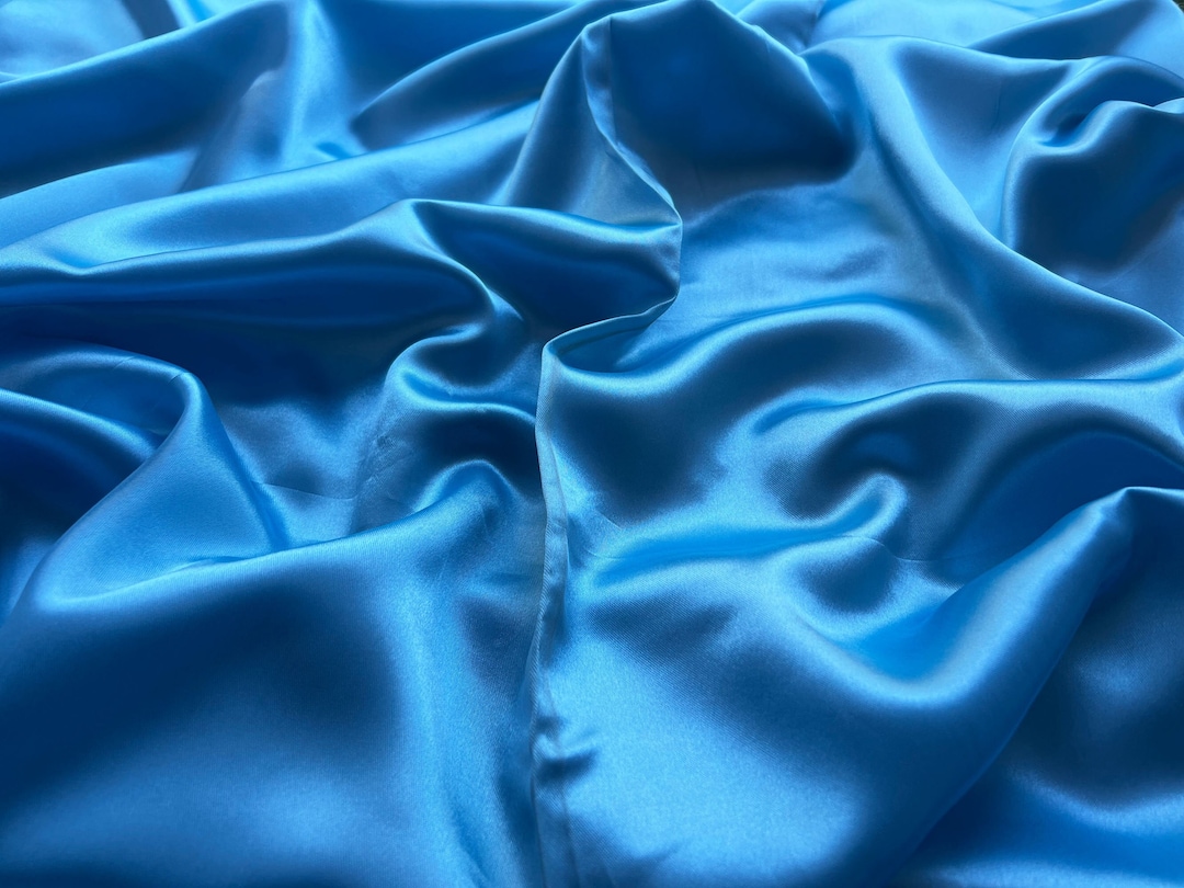 Italy SILK Fabric Satin Stretch 105 Gr/m2 24 Momme / Width 140 Cm ...