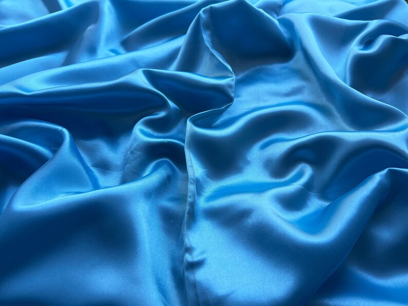 Italy SILK Fabric Satin Stretch 105 Gr/m2 - 24 Momme / Width 140 Cm ...
