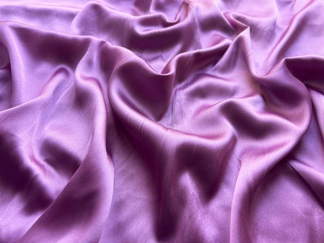 Italy SILK Fabric Satin Stretch 105 Gr/m2 - 24 Momme / Width 140 Cm ...
