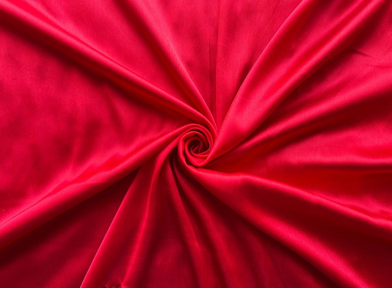 Italy SILK Fabric Satin Stretch 105 Gr/m2 24 Momme / Width 140 Cm ...