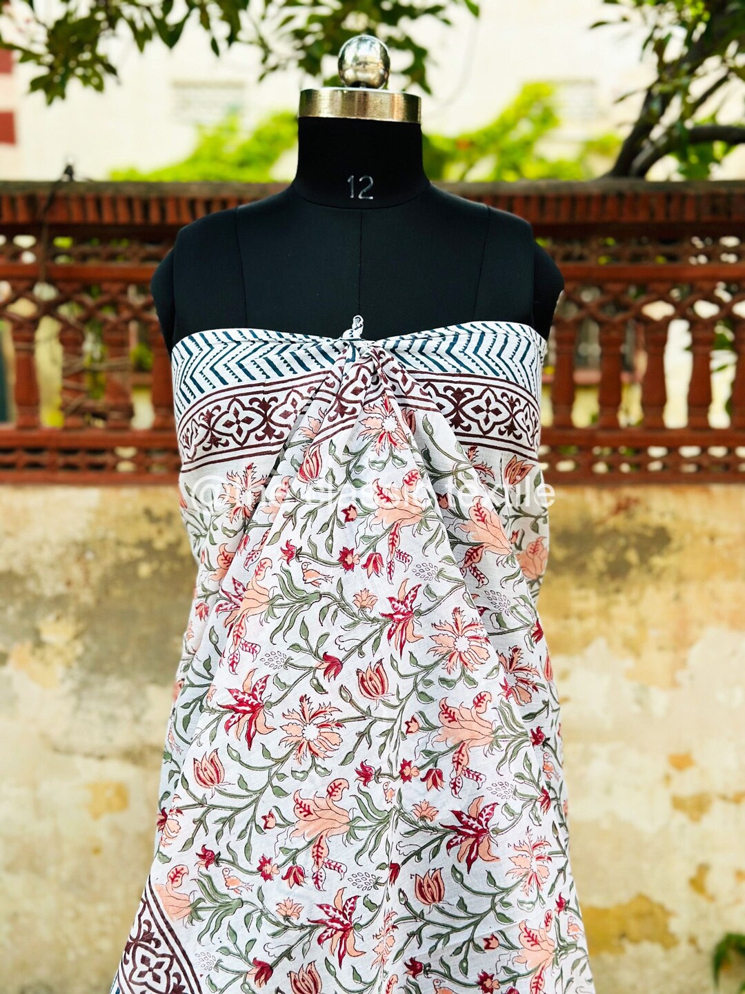 Cotton Sarong | Floral Sarong | Handmade Sarong | Beach Cover up ...
