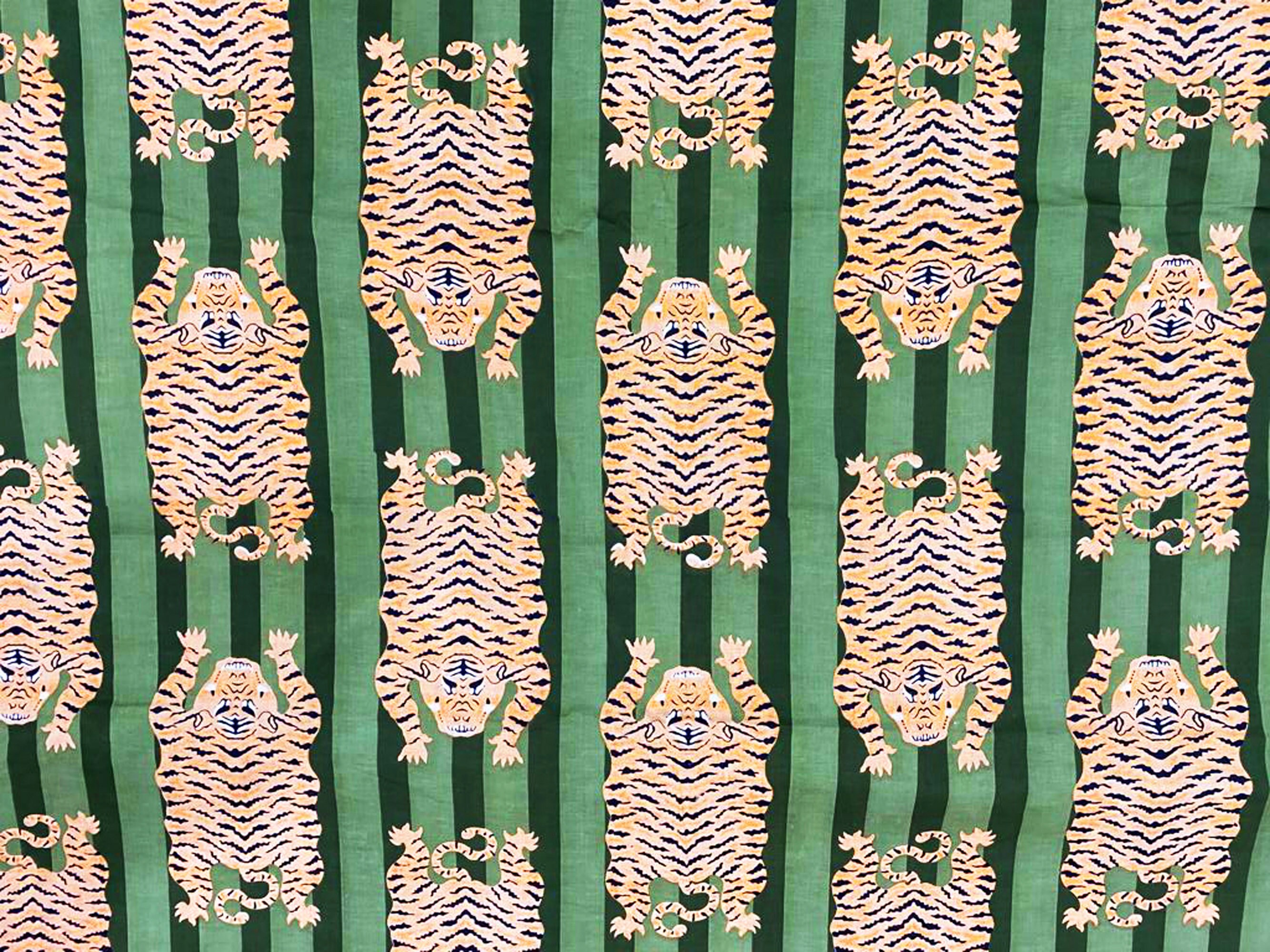 New Tiger Print Cotton Fabric Indian Soft Cotton Fabric - Etsy