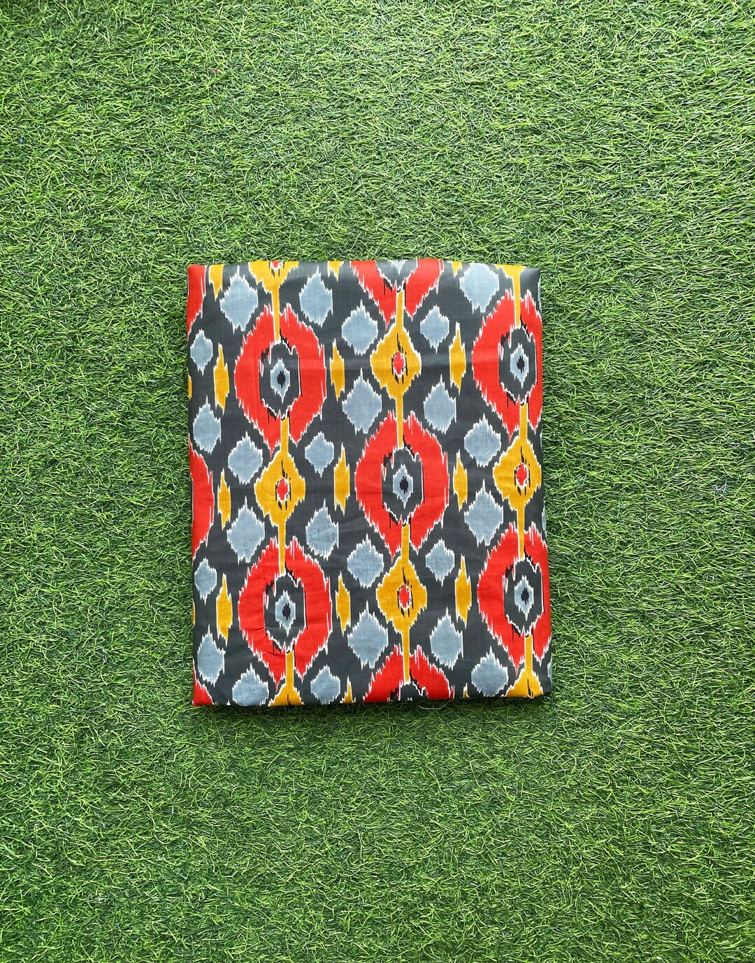 Ikat Print Fabric, Indian Soft Cotton Fabric, Printed Fabric ...