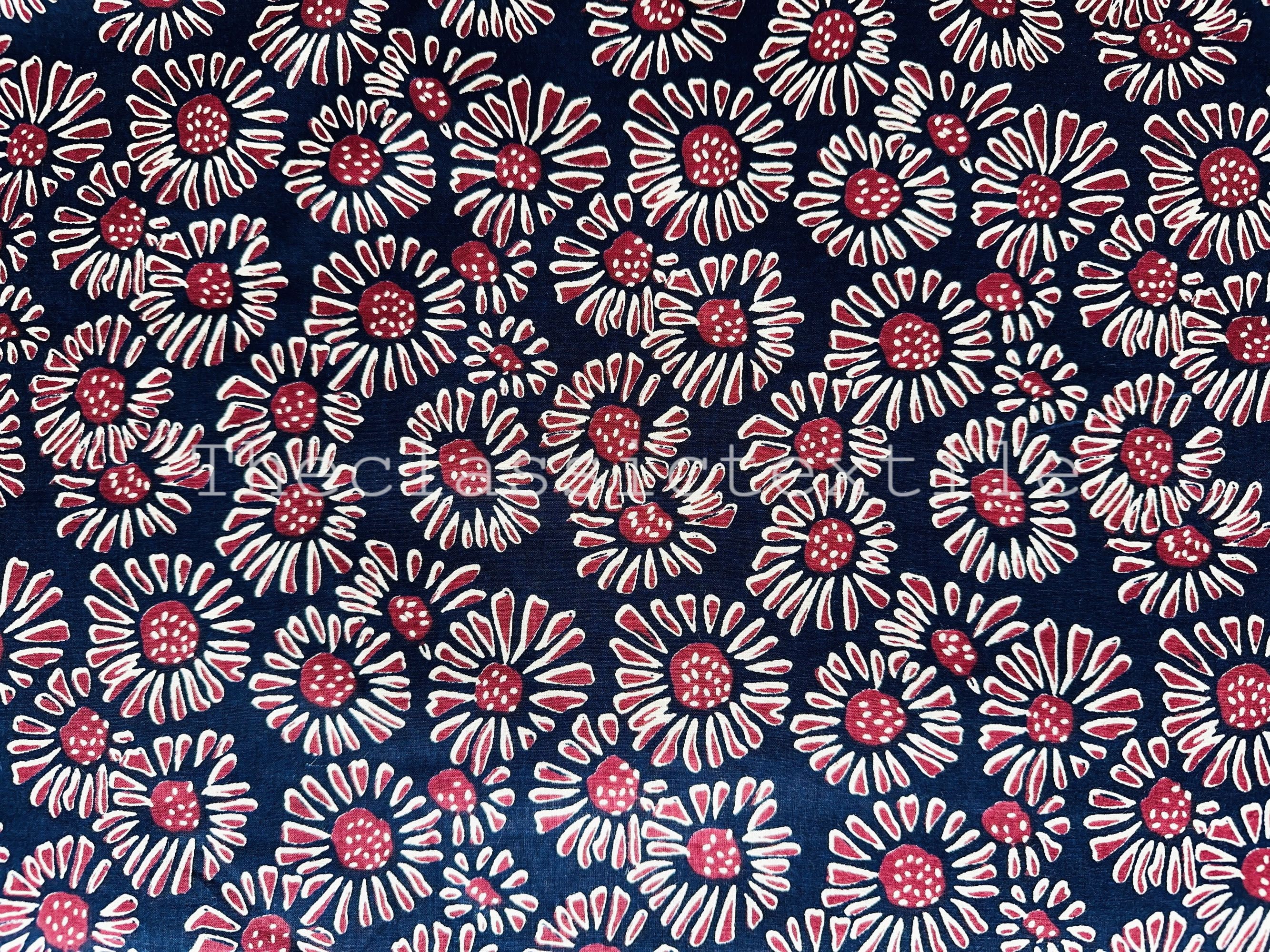 Hand Block Print, Floral Print, Soft Cotton Fabric, Fabric Modern ...