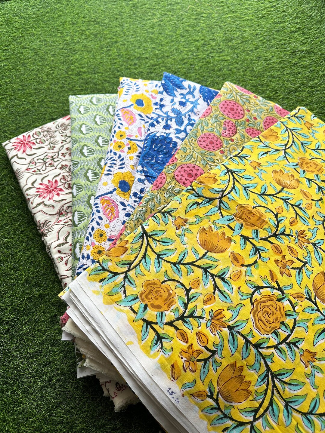 Indian Hand Block Print Fabric 100% Cotton Fabric Indian - Etsy