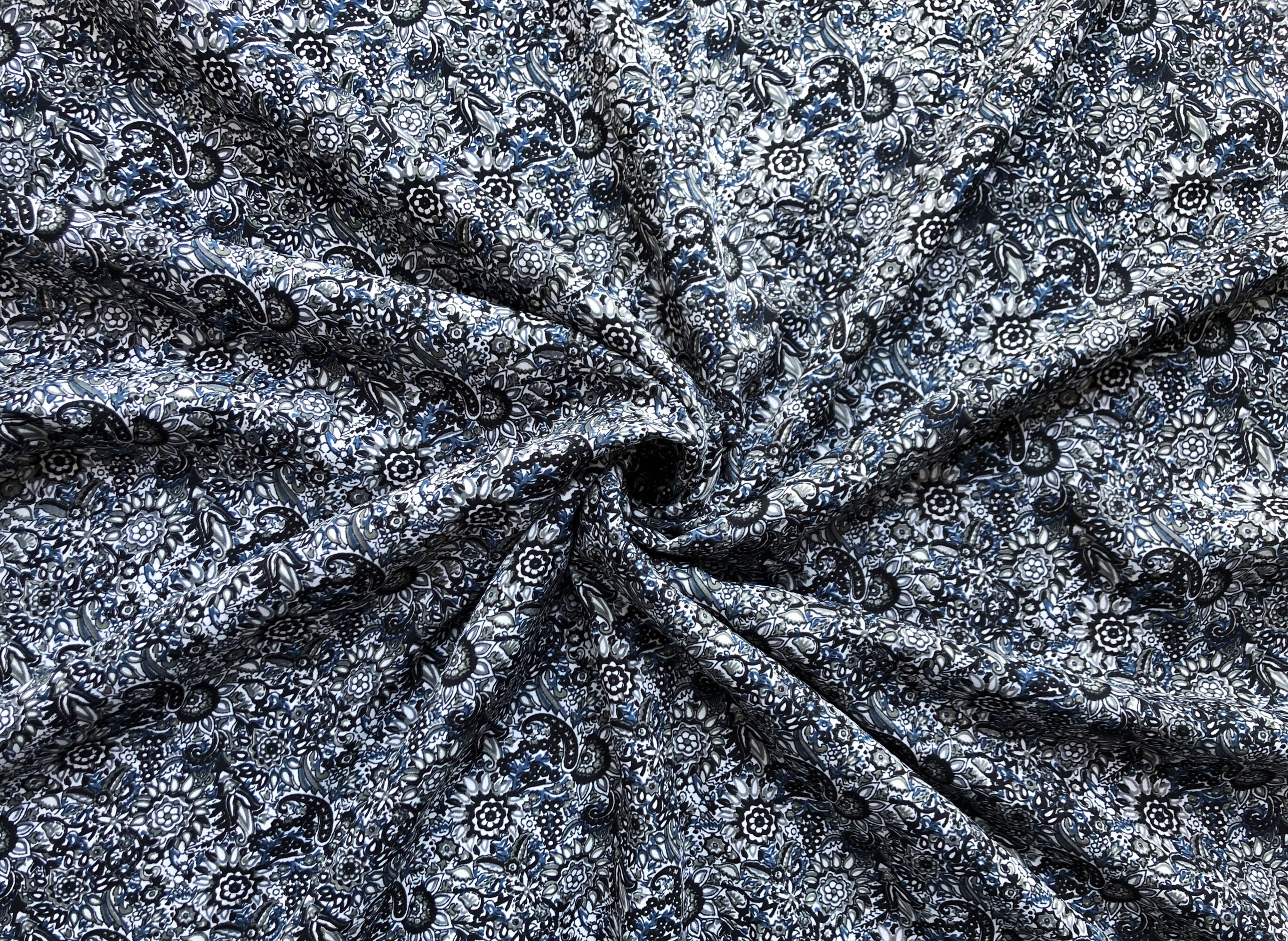 Hochwertiger seidiger Satin Rückseite Krepp Stoff, Krepp Seidenstoff ...