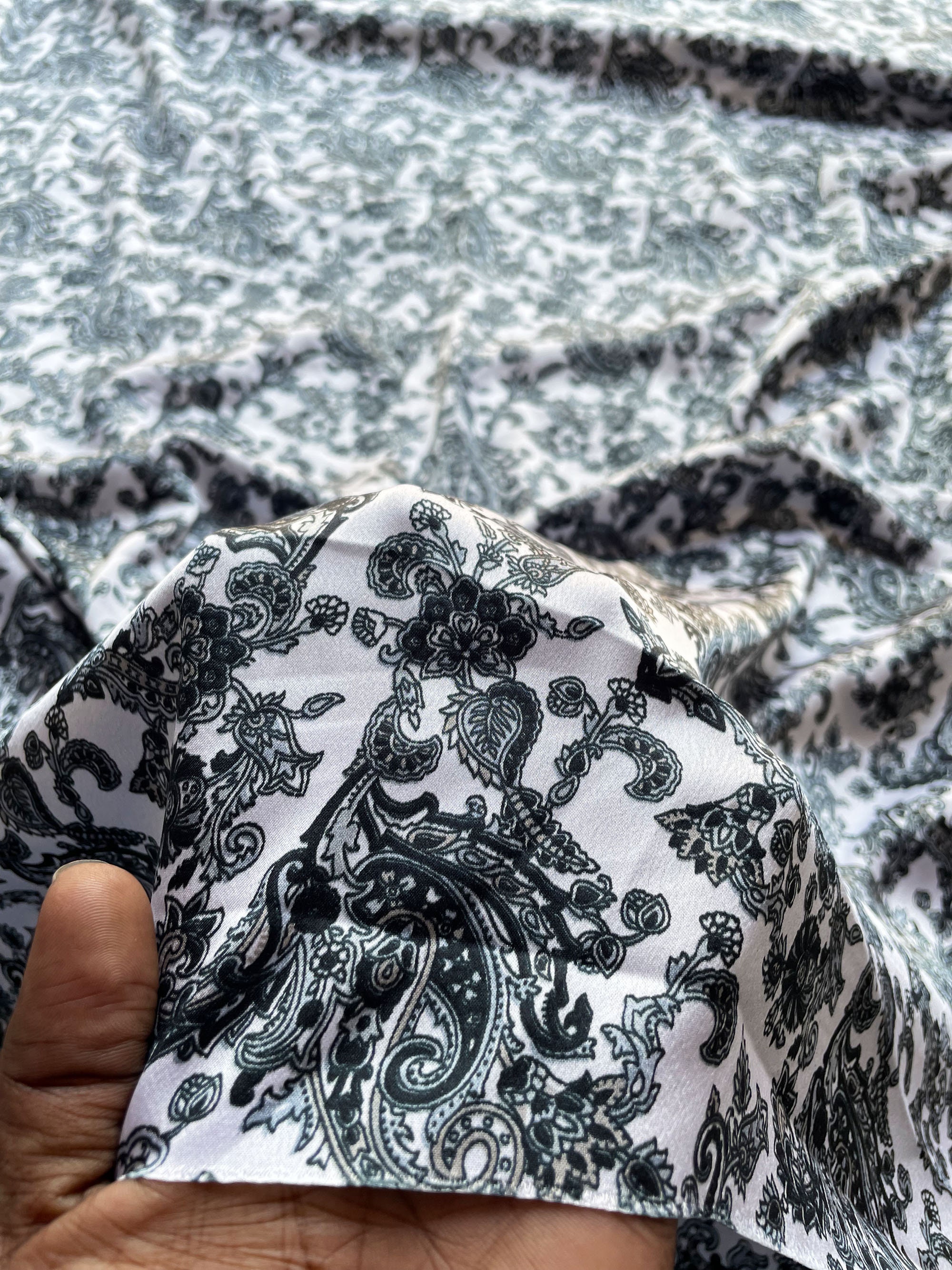 High Quality Silky Satin Back Crepe Fabric Crepe Silk Fabric Etsy