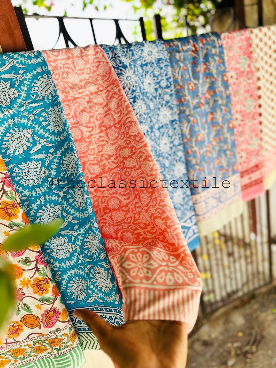Soft Summer Pareo Indian Hand Block Print Cotton Sarong Assorted Lot ...