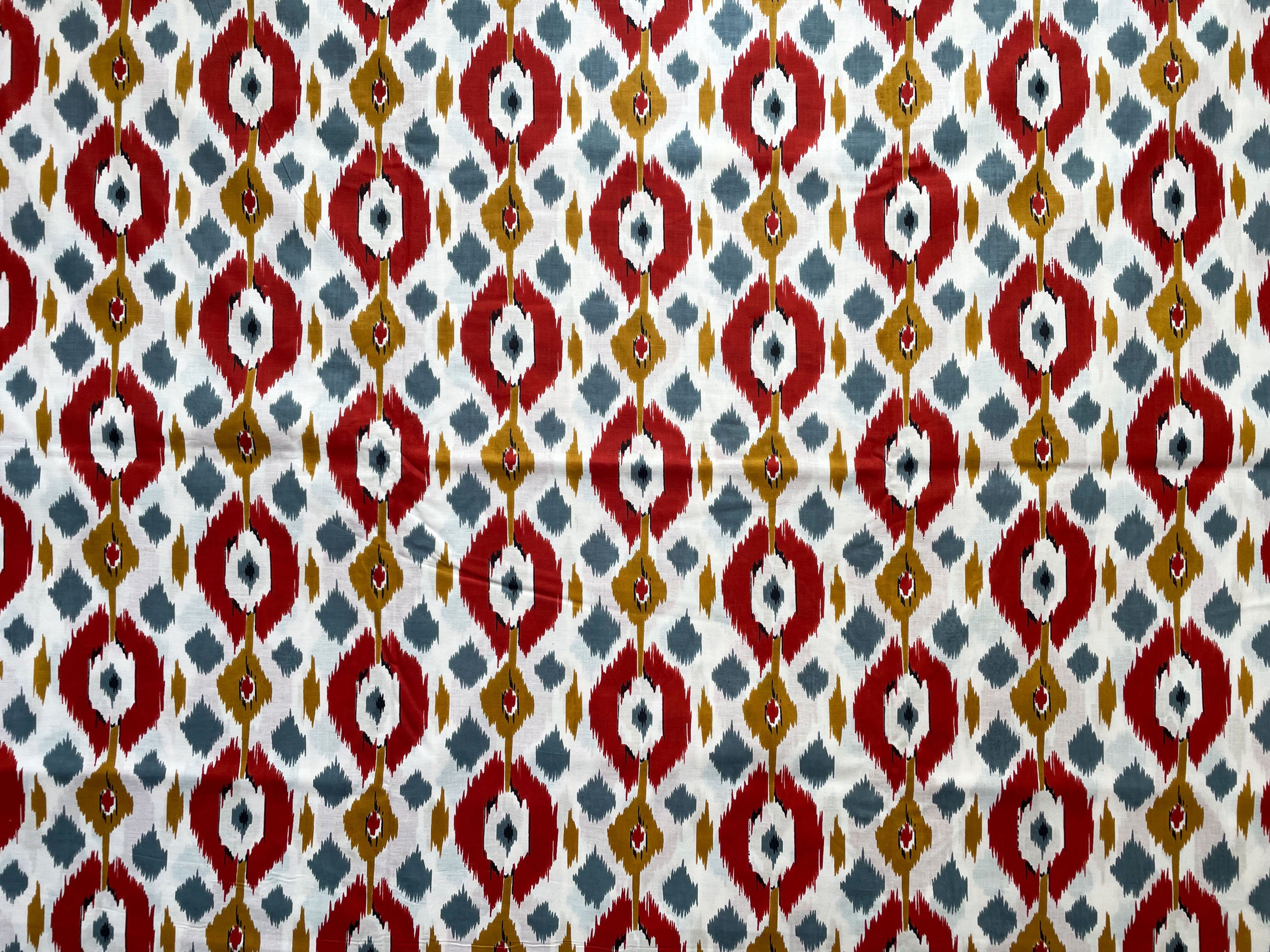 Ikat Print Fabric, Indian Soft Cotton Fabric, Printed Fabric ...