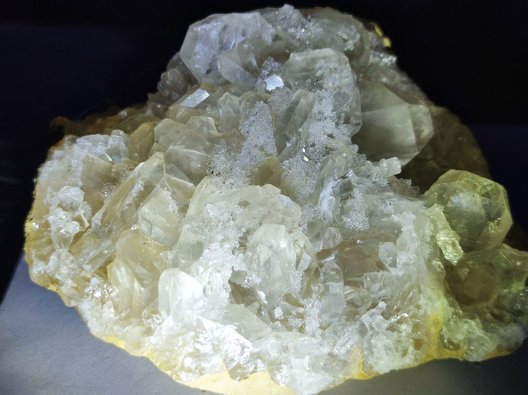 Geode of Rare Celestine, Celestine and Quartz of Redeyef Tunisia ...