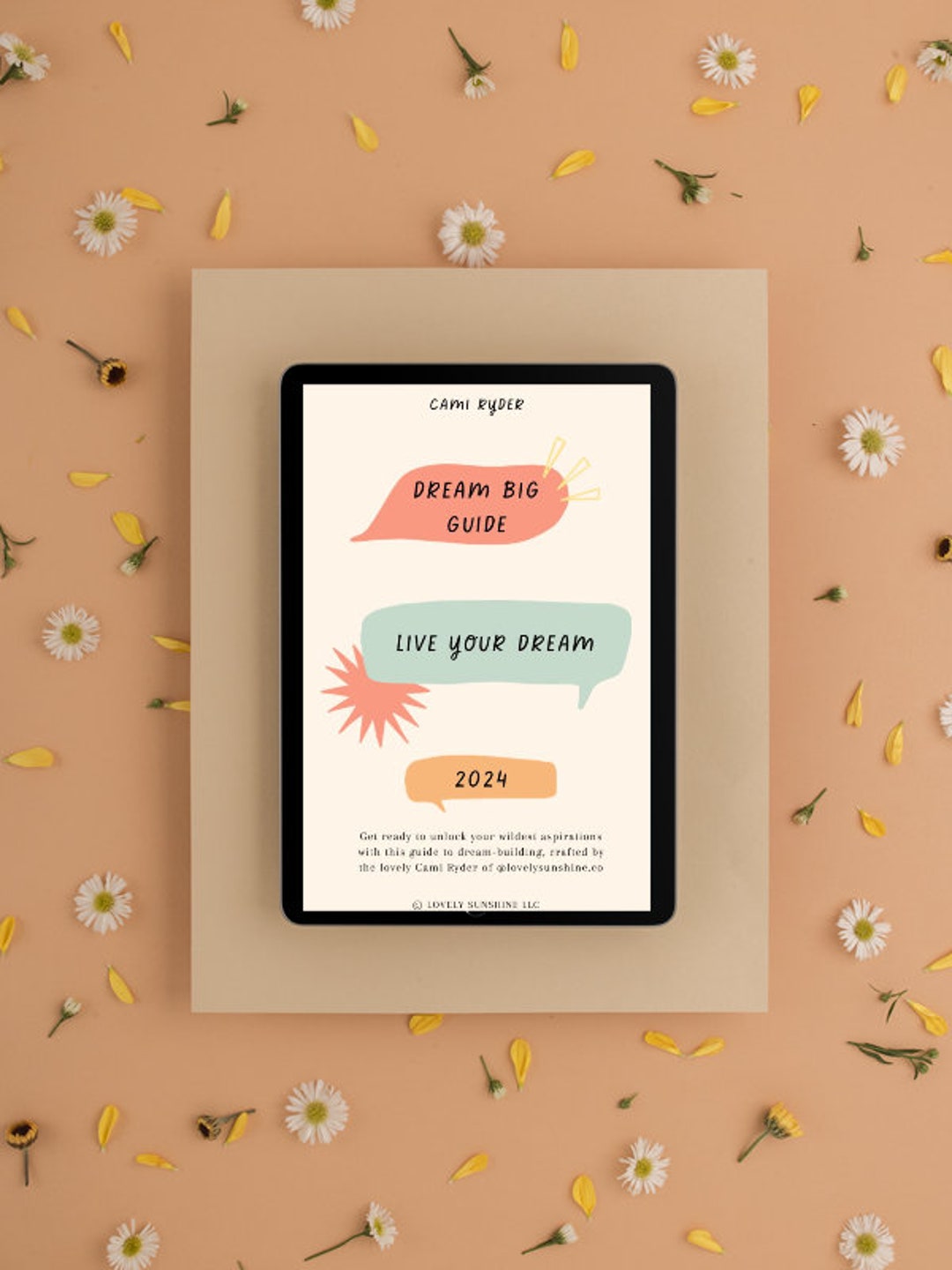 DREAM BIG GUIDE 2024 Vision Board Workbook and Workshop Guide - Etsy