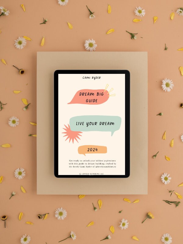 DREAM BIG GUIDE 2024 Vision Board Workbook and Workshop Guide - Etsy