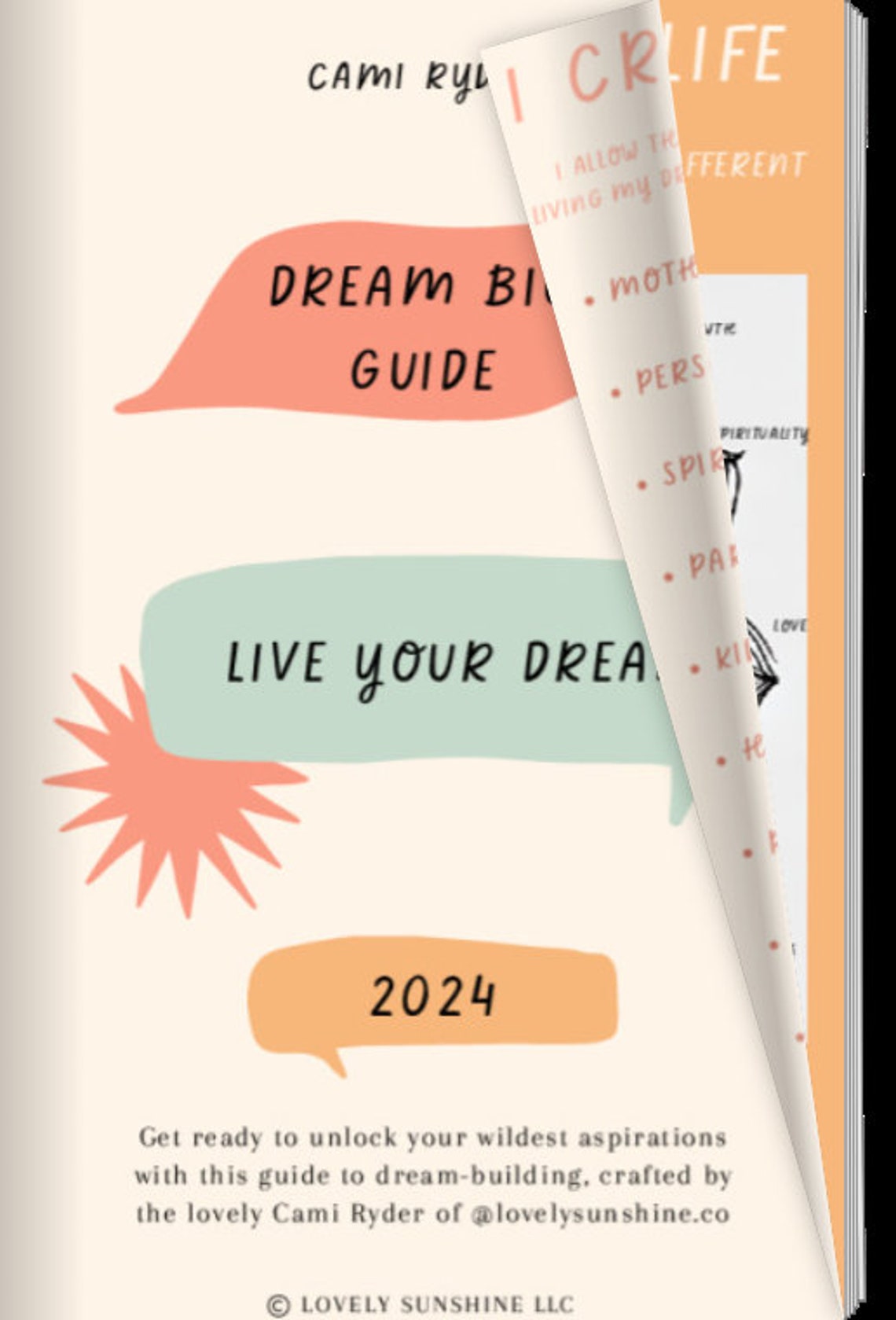 DREAM BIG GUIDE 2024 Vision Board Workbook and Workshop Guide - Etsy