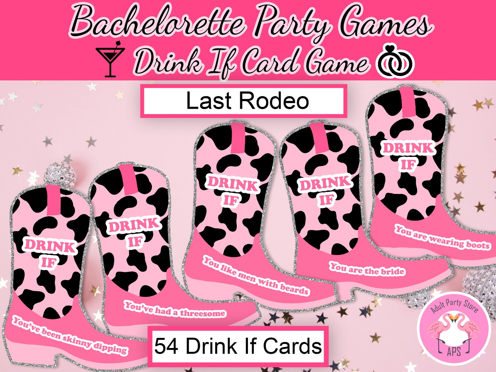 Last Rodeo Bachelorette Drink If Game Hen Party Dirty Drink - Etsy Canada