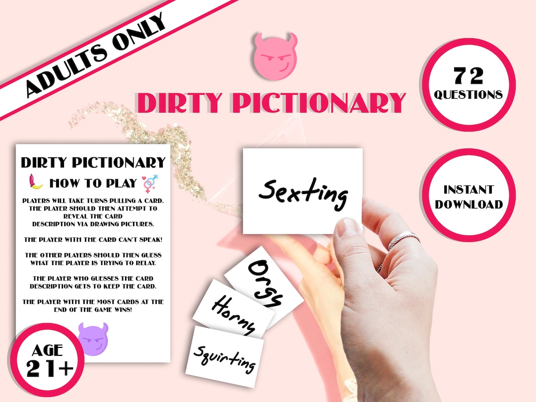 Dirty Pictionary Bachelorette Party Game Bachelor Party Game - Etsy