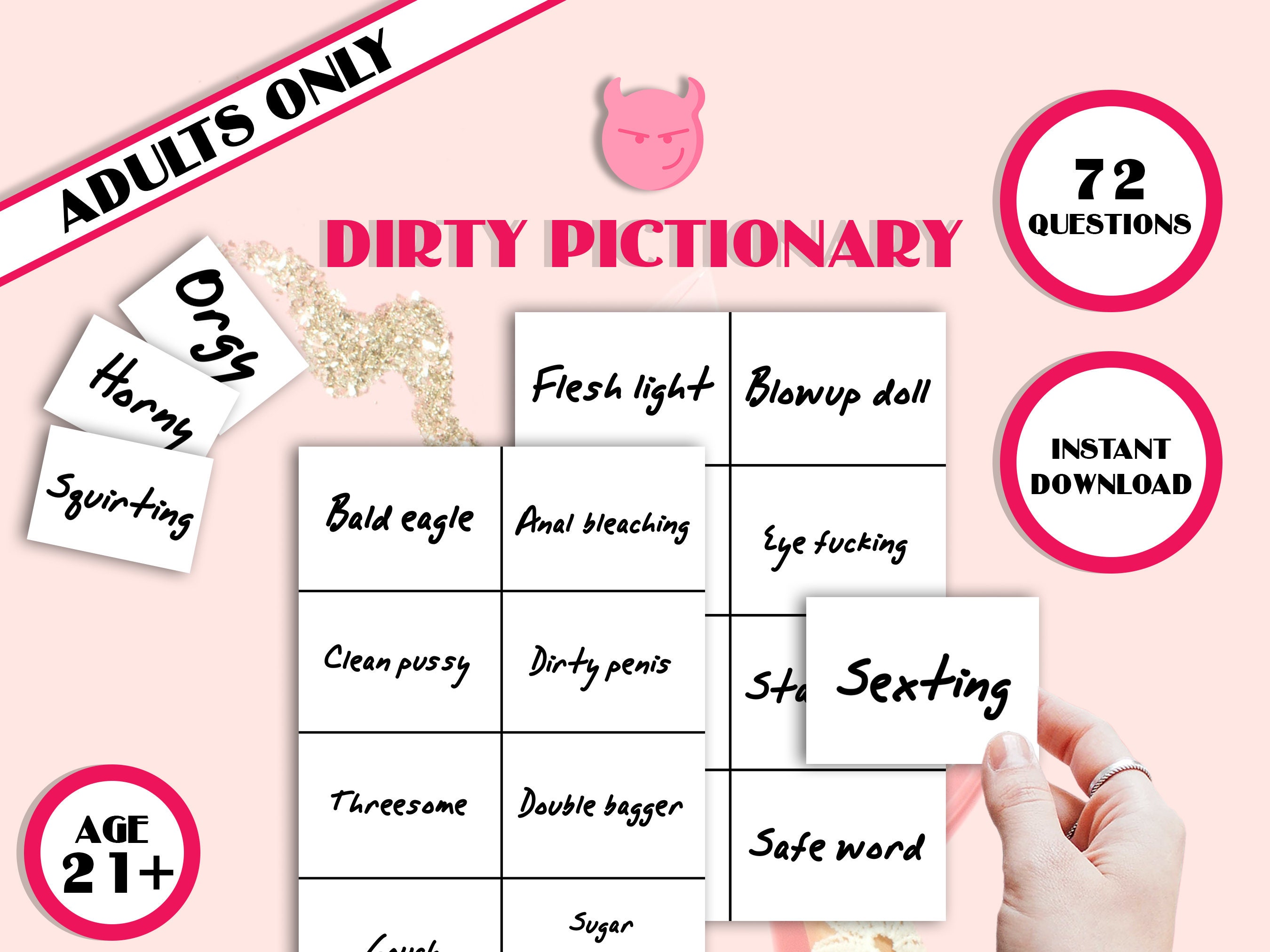 Dirty Pictionary Bachelorette Party Game Bachelor Party Game - Etsy