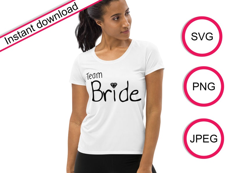 Team Bride Svg, Bride Svg, Wedding Svg, Bachelorette Svg, Bridal Party ...