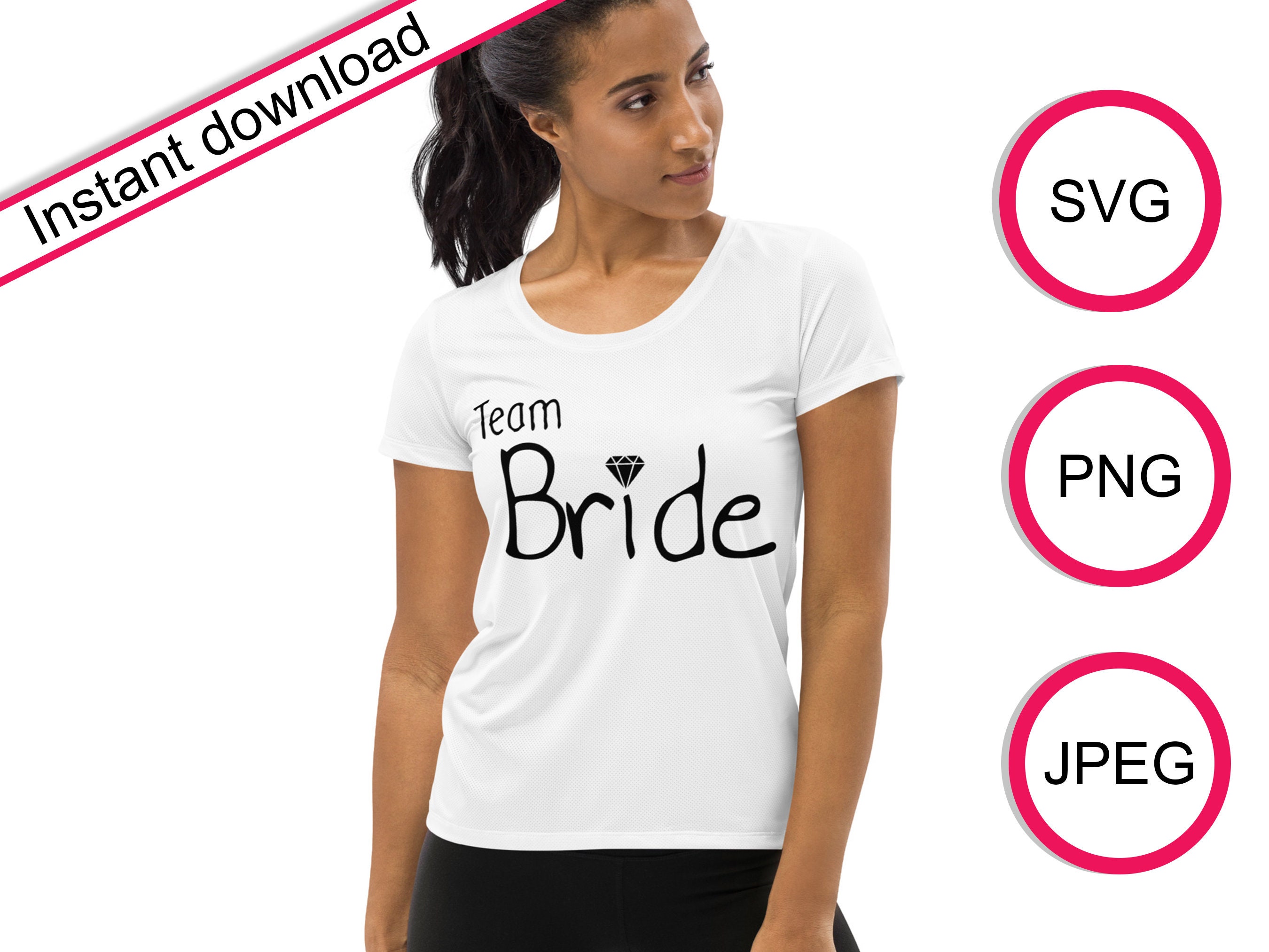 Team Bride Svg, Bride Svg, Wedding Svg, Bachelorette Svg, Bridal Party ...