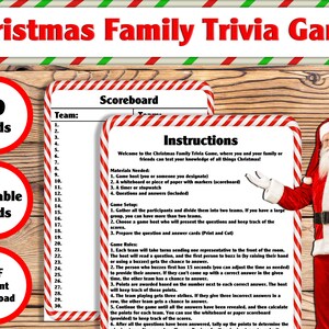 Christmas Feud Trivia Game | Printable Family Christmas Game ...