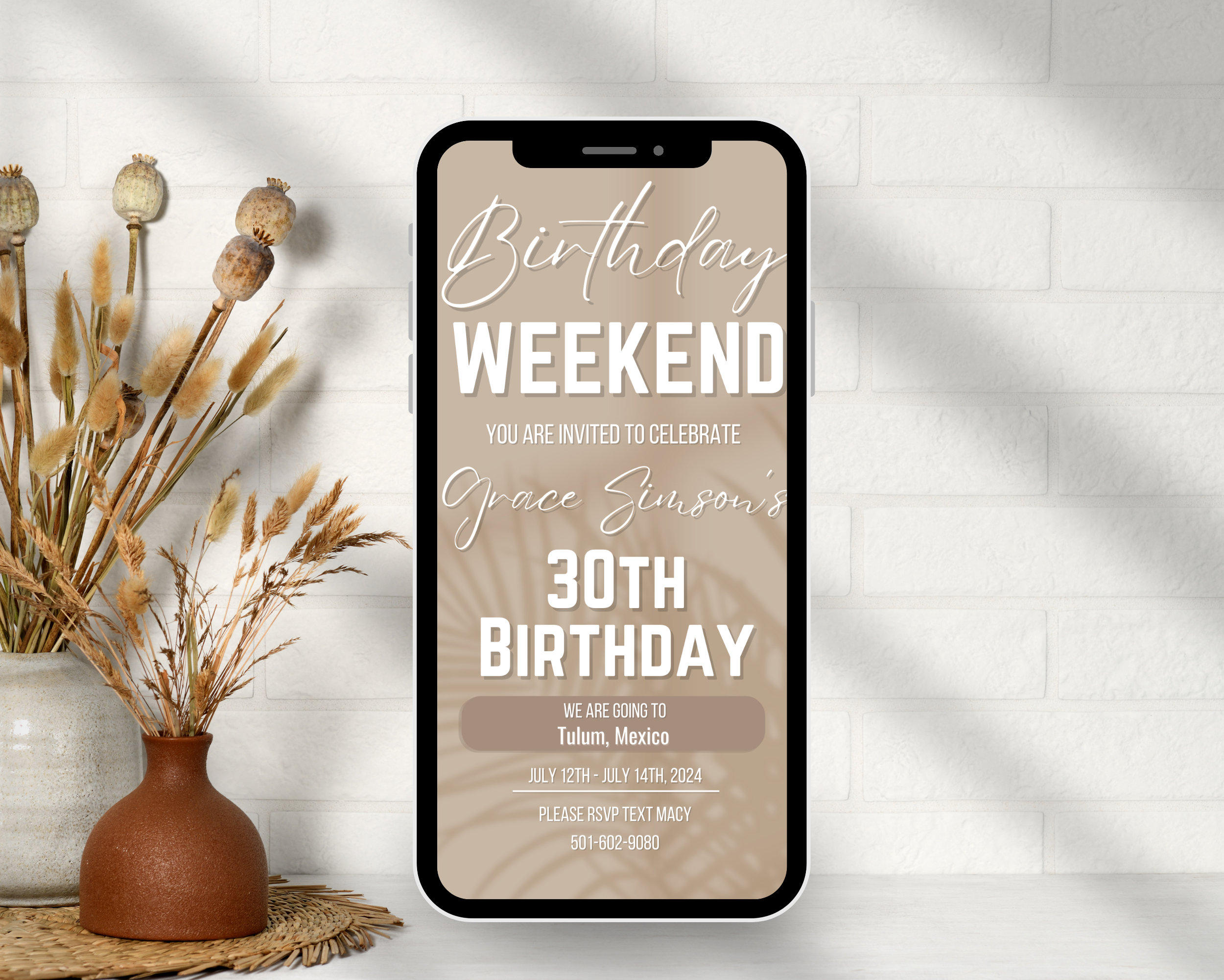 Birthday Weekend, Itinerary Template, Travel Itinerary, Birthday ...