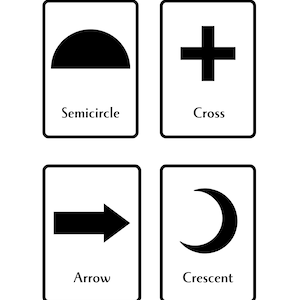 Shapes Flashcards, Digital Download, Montessori Material, Preschool ...