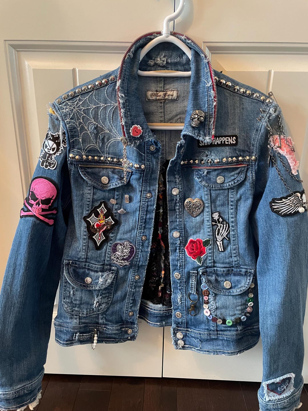 Punk Woman’s Battle Jacket - Etsy