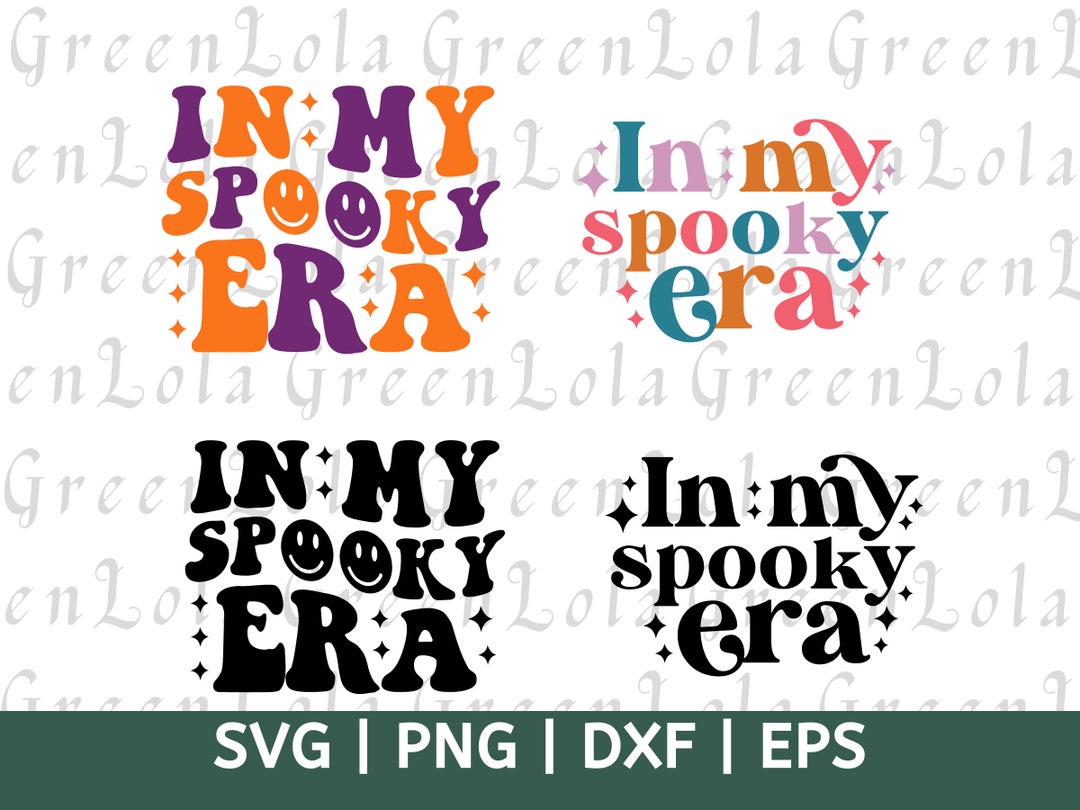 In My Spooky Era SVG PNG, Spooky PNG, Halloween Svg Png, Spooky Vibes ...