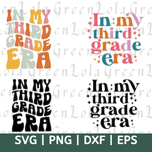 In My Third Grade Era Svg Png, in My 3rd Grade Era Svg Png, Third Grade ...