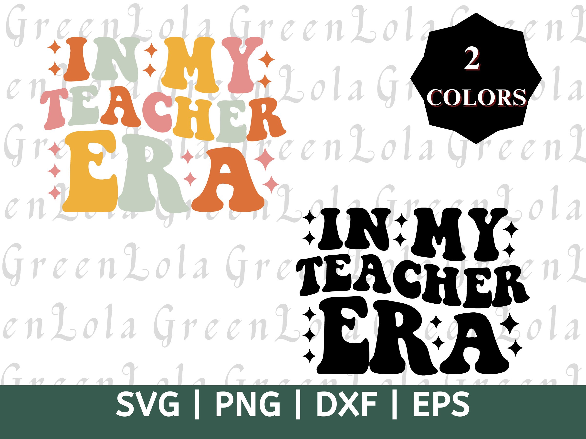 In My Teacher Era Svg, Teacher Era Svg, 1st Grade Era Svg, Kindergarten ...